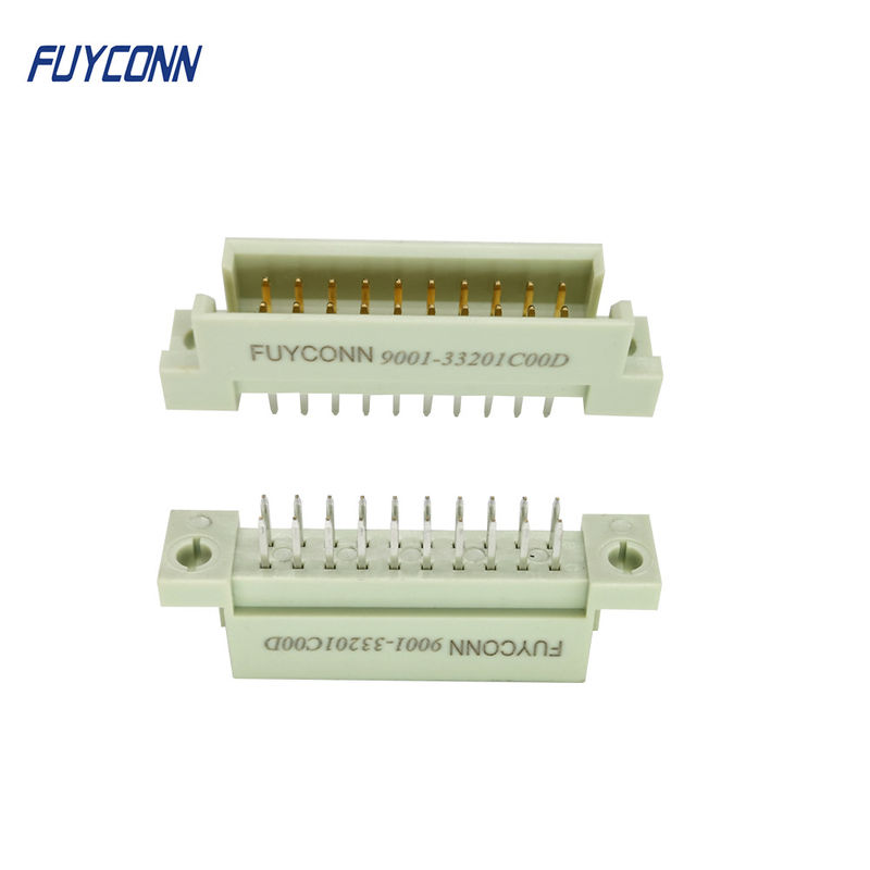 220 Eurocard Connector 5 10 Pin PCB Straight Male 2*10P 2 Rows 20pin ...